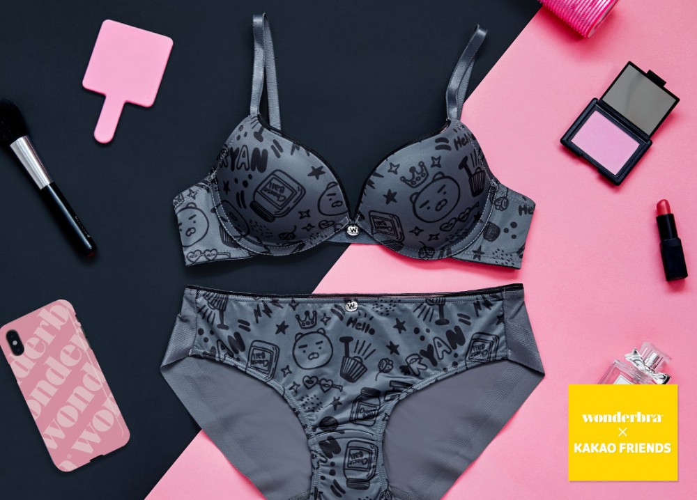 最可愛的Couple Set！Kakao Friends × Wonderbra 推出超萌「Ryan內衣」～和男友七夕這樣穿可愛火辣