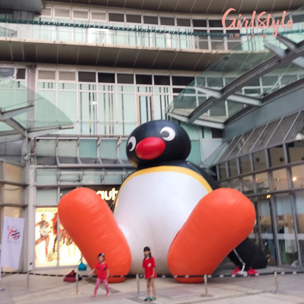 童年回憶瞬間招喚！6公尺高超巨型PinGU蠢萌降臨新竹～這週末就去找它合照吧