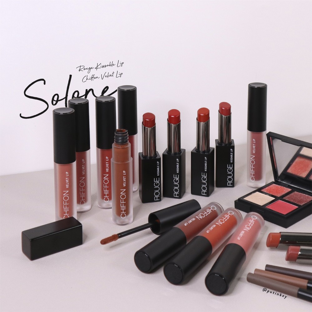 Solone 秋冬新品「極潤緞光唇膏」＆「雪紡絲絨霧面唇釉」一口氣推出 18 款新色