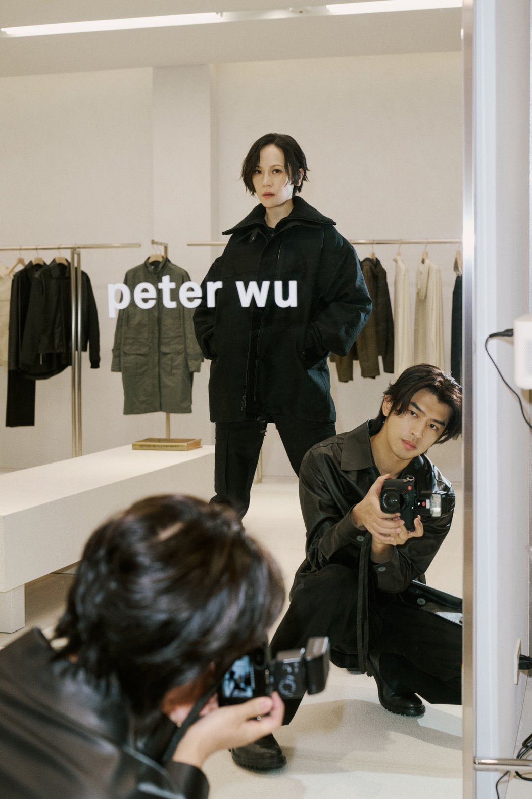 2022 秋冬系列黑白復刻回歸台北！peter wu 全球首間旗艦店開幕，品牌好友陳柏霖和楊乃文驚喜現身！