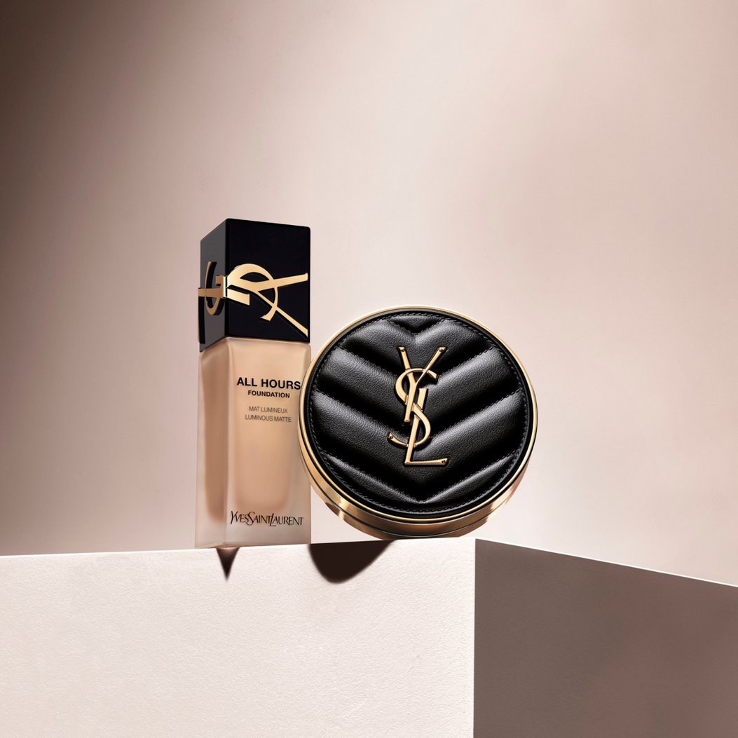 YSL氣墊好評爆棚再升級！更輕薄、更持妝、更養膚，必須入手！「YSL奢華皮革氣墊」讓精緻妝容24小時不打烊！