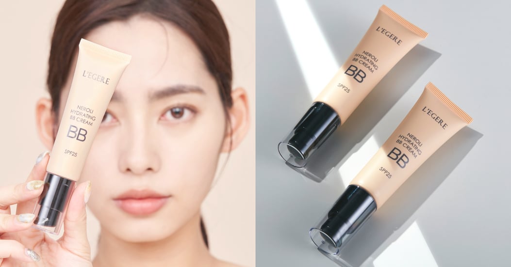 拿掉濾鏡自拍也能超上相！L'EGERE橙花BB霜讓你不再面有難色，8秒Get發光奶油肌，多睡10分鐘都不是問題～