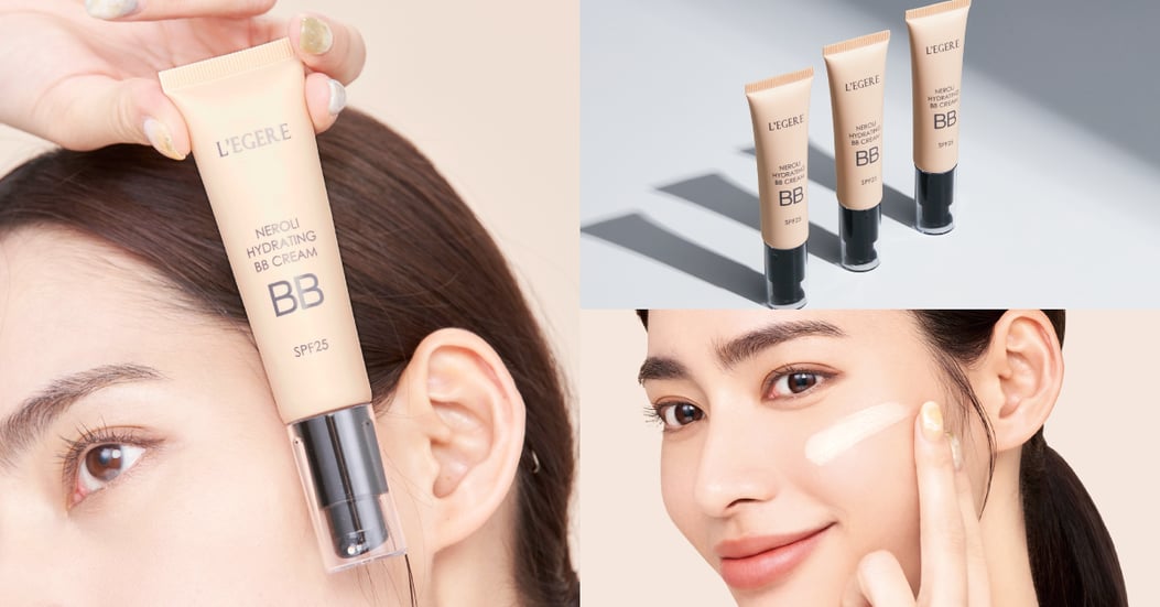 拿掉濾鏡自拍也能超上相！L'EGERE橙花BB霜讓你不再面有難色，8秒Get發光奶油肌，多睡10分鐘都不是問題～