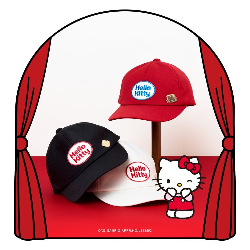 HELLO KITTY x CA4LA復古系列帽，經典可愛「台日同步販售」！