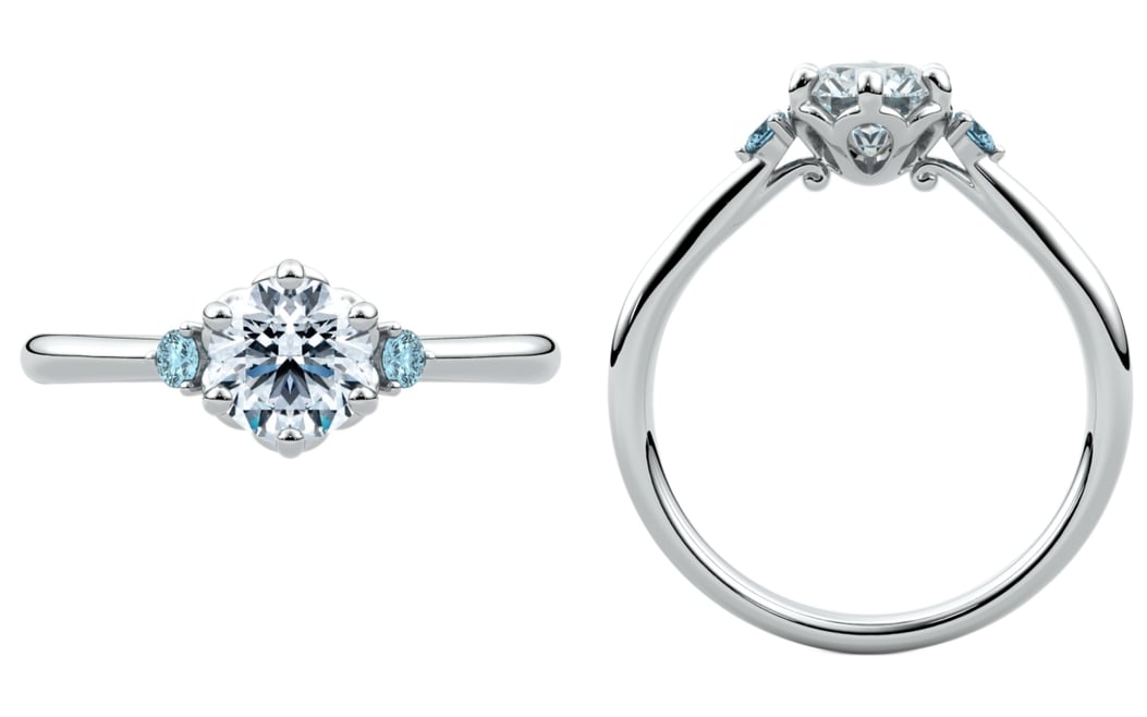 以藍鑽在指尖勾勒出愛情的形狀！ALUXE推出守護永恆愛戀的藍調浪漫，「藍鑽戀人系列」無時無刻見證最甜蜜的誓言！